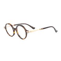 China Literature Round Frame Tortoiseshell Transparent Optical Prescription Presbyopia Women Girl Wholesale Customization Glasses for sale