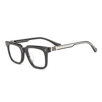 China Good Quality Light Acetate Black Silver Gold  Optical Prescription Presbyopia Multifocal Glasses Shop Eyeglass Frame for Women for sale