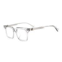China Good Quality Light Acetate Black Silver Gold  Optical Prescription Presbyopia Multifocal Glasses Shop Eyeglass Frame for Women for sale