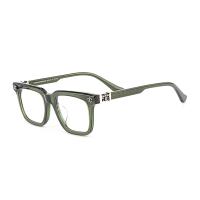 China Good Quality Light Acetate Black Silver Gold  Optical Prescription Presbyopia Multifocal Glasses Shop Eyeglass Frame for Women for sale
