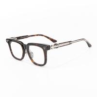 China Acetate Fiber Black Gold Silver Tortoiseshell Transparent Gray Optical Prescription Presbyopia Multifocal Luxury Brand Glasses for sale