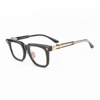 China Acetate Fiber Black Gold Silver Tortoiseshell Transparent Gray Optical Prescription Presbyopia Multifocal Luxury Brand Glasses for sale