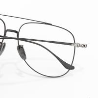 China Luxury Brand Pure Titanium Lightweight Anti Blue Light pilot Optical Prescription Presbyopia Multifocal Myopia Glasses for Men for sale