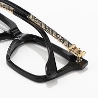 China 2025 Trending Optical Medical Eyewear Eyeglasses Frames Print Geometric Rectangle Lightweight Fast Delivery Unisex Y2k Glasses for sale