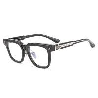 China Acetate Large Frame Black Tortoiseshell Transparent Optical Prescription Presbyopia Multifocal Modern Glasses Frames for Girls for sale
