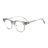 China clear Acetate Round Frame Black Gold Transparent Optical Prescription Presbyopia Multifocal Cool Myopia Glasses for Men Women for sale