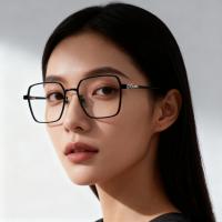 China Large Face Luxury Brand Lightweight Anti Blue Light Optical Prescription Presbyopia Multifocal Designer Reading  Women Glasses for sale