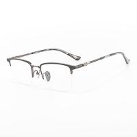 China Half Frame Business Korean Style Gentleman Men Luxury Brand Optical Prescription Presbyopia Multi Focus Fashion Reading Glasses for sale