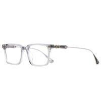 China CHARMLIBRARY Model 8307 Marble Print Mixed White Red Tortoiseshell Titanium Acetate Ultra Light Durable Unisex Wear Glasses for sale