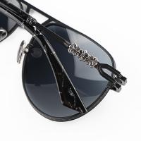 China Guangdong Factory Wholesale Nice Men Women Retro Shades Glasses Vintage Party Props Work Black Side logo Sunglasses Logo Custom for sale