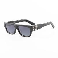 China 2025 Top-10-Luxury Brand Designer Stylish Men Women Spectacle Frames Fashion White Acetate Unisex Party Sunglasses Custom Logo for sale