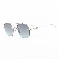China 2025 Unisex Titanium Luxury Frames Men Women Pilot Designer Work Party Beach Customizable Shades Sunglasses Wholesale Brand logo for sale