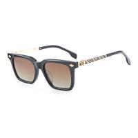 China Light Fashion New Summer 2025 Small Black square Classic Vintage Men Uv400 Designer Acetate Luxury Brand Sunglasses for Ladies for sale