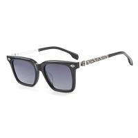 China Light Fashion New Summer 2025 Small Black square Classic Vintage Men Uv400 Designer Acetate Luxury Brand Sunglasses for Ladies for sale