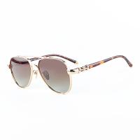 China Wholesale Shades China High End Retro Uv400 Black Edgy Style Pilot Women Men Beach Sunglasses Men logo Custom Manufacturer for sale