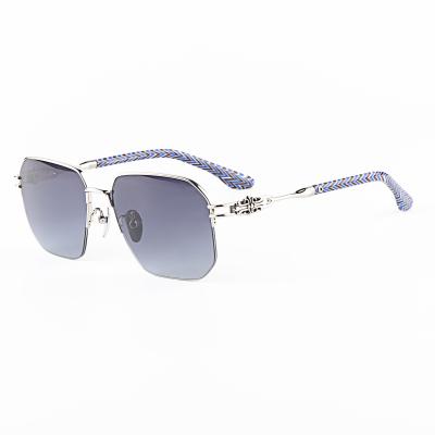 China 2025 Guangdong Factory High Quality Vintage Sun Glasses for Men Luxury Brand Designer Shades Male Golf Sunglasses Custom Shades for sale
