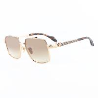 China Wholesale Square Pilot  Metal Frame with Intricate Decorative Detail UV400 Protection Prescription Y2k Sunglasses for  Unisex for sale