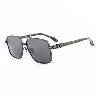 China Wholesale Square Pilot  Metal Frame with Intricate Decorative Detail UV400 Protection Prescription Y2k Sunglasses for  Unisex for sale