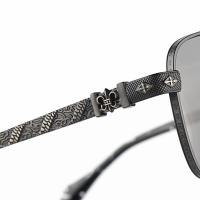 China Wholesale Square Pilot  Metal Frame with Intricate Decorative Detail UV400 Protection Prescription Y2k Sunglasses for  Unisex for sale