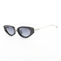 China Fashion Cat Eye UV400 Protection Acetate Frame with Metal Embellishment Bulk Supplier Brand High-quality Sunglasses for Women for sale