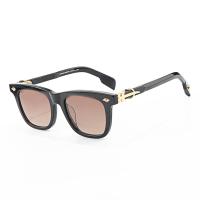 China Wholesale Acetate Square Frame Y2k UV400 Protection Vintage Fashion Sunglasses Decorative Metal Detail Lightweight Daily Wear for sale
