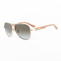 China Cool Titanium New Funny 2025 Wholesale Custom logo Comfortable Frame Vintage pilot Men Sunglasses Designer Women Luxury Brand for sale