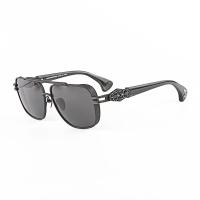China Stylish New Arrivals Luxury Brand Unisex Custom logo  Manufacturer Pilot Prescription Futuristic Sunglasses with Large Frame Y2k for sale