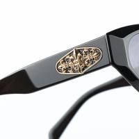 China Acetate Thick Temple Summer Funny  Cat Eye Women Luxury Brand High Quality Y2k Sunglasses China Manufacturers Custom with logo for sale