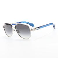 China Uv protection Premium Funny Y2kLuxury Pilot Vintage Titanium Acetate Women 2025 China Sunglasses Manufacturers Cricket for Men for sale