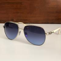 China Trendy New Model Gradient Red Blue Pilot Acetate Business Cool Men's Customized Logo Wholesale Online Special Retro Sunglasses for sale