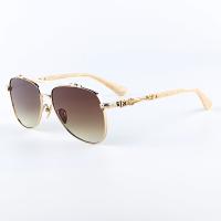 China 2026 Wholesale Design Titanium Unisex Sun Glass Cycling Men Women Vintage Lightweight Temple Sunglasses Customizable Side logo for sale