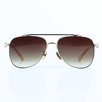 China 2026 Wholesale Design Titanium Unisex Sun Glass Cycling Men Women Vintage Lightweight Temple Sunglasses Customizable Side logo for sale