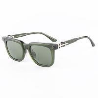 China China Sunglass Manufacturers High-end Stylish Green Motorcycle Festival Men Women Gift Assorted Personalized Sunglasses Custom for sale