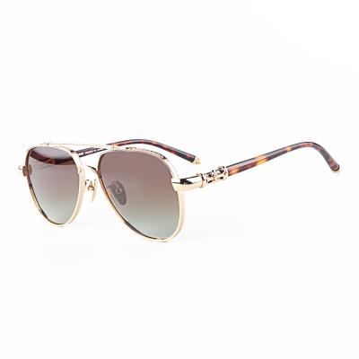 China China Factory Party Props Classic Male Shade Luxury Titanium Tortoiseshell Outdoor Customizable logo Safety Sunglasses Wholesale for sale