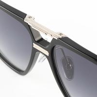 China Guangdong New Vintage Double Bridge Female Transparent Shade Eyewear Unisex Prescription Work Safety Custom Logo Sunglasses Bulk for sale