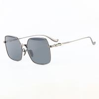 China New Ladies Dream Color Oversize Square Titanium Shade Frames Premium Uv protection Customizable Sunglasses Shenzhen Wholesaler for sale