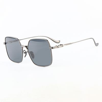 China New Ladies Dream Color Oversize Square Titanium Shade Frames Premium Uv protection Customizable Sunglasses Shenzhen Wholesaler for sale
