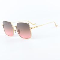 China New Ladies Dream Color Oversize Square Titanium Shade Frames Premium Uv protection Customizable Sunglasses Shenzhen Wholesaler for sale