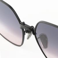 China New Ladies Dream Color Oversize Square Titanium Shade Frames Premium Uv protection Customizable Sunglasses Shenzhen Wholesaler for sale