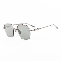 China Unique Design Hexagon Half Rim Party Sun Shades Glasses Customizable Oversize Men Women Gifts Decoration Sunglasses Factory Bulk for sale