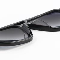 China 2026 Wholesale Side logo Men Women Private Label Lens Travel Comfortable Double Bridge Unisex Sunglasses Guangdong Manufacturer for sale