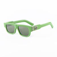 China China Green White Assorted Travelling Driving Parties Unisex Shades Frames Trendy for Women Decoration Customize Sunglasses Bulk for sale