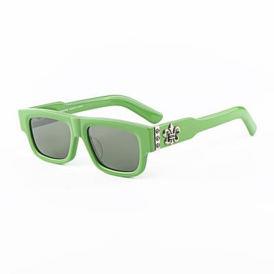 China China Green White Assorted Travelling Driving Parties Unisex Shades Frames Trendy for Women Decoration Customize Sunglasses Bulk for sale