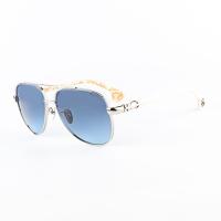 China Shenzhen Wholesaler Trends 2026 Gradient Dream Blue Lens Y2k Men Women Beach Wedding Designer Pilot Sunglasses Personalized logo for sale