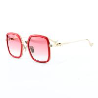 China Luxury Men Women Color Party Sun Glasses Lenses Designer Red Leopard Outdoors Beach Street Oversize Customizable Sunglasses Logo for sale