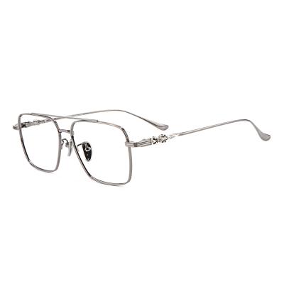 China Classic Pilot Black Gold Presbyopia Multi Focus Luxury Brand Three Dimensional Silver Jewelry Carving Fashion Women Men Glasses for sale