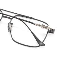 China Classic Pilot Black Gold Presbyopia Multi Focus Luxury Brand Three Dimensional Silver Jewelry Carving Fashion Women Men Glasses for sale