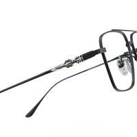 China Classic Pilot Black Gold Presbyopia Multi Focus Luxury Brand Three Dimensional Silver Jewelry Carving Fashion Women Men Glasses for sale