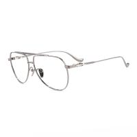 China Latest Ultra Light Pure Titanium Optical Prescription Good Quality Double Glass Frame Motorcycle Medical Glasses Frame for Women for sale