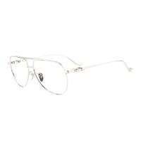 China Latest Ultra Light Pure Titanium Optical Prescription Good Quality Double Glass Frame Motorcycle Medical Glasses Frame for Women for sale